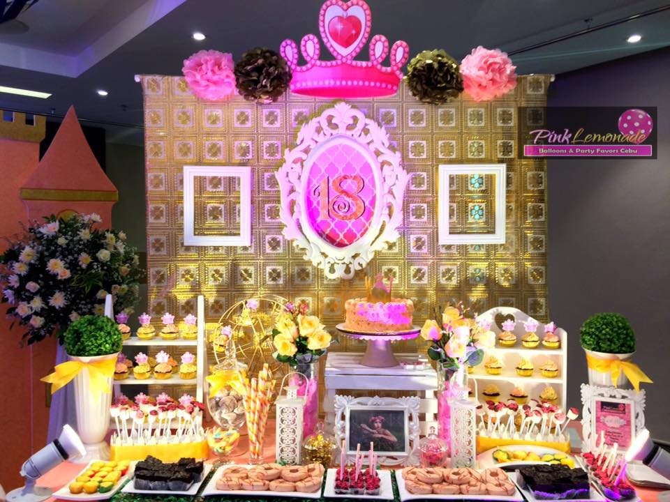 Pink Lemonade Balloons and Party Favors Cebu
