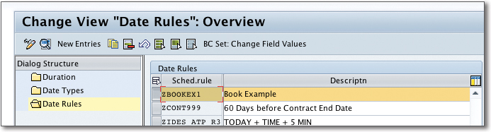 Creating New Date Rules in SAP CRM | SAP Online Guides