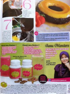 Jamu Mandara: Iklan Jamu Mandara @ Mingguan Wanita