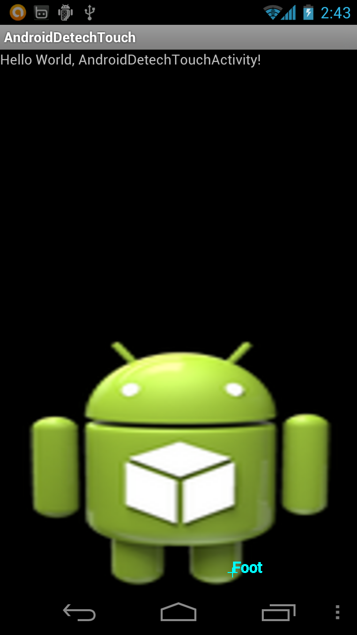 Android-er: Map the touch position with a mask, version II.