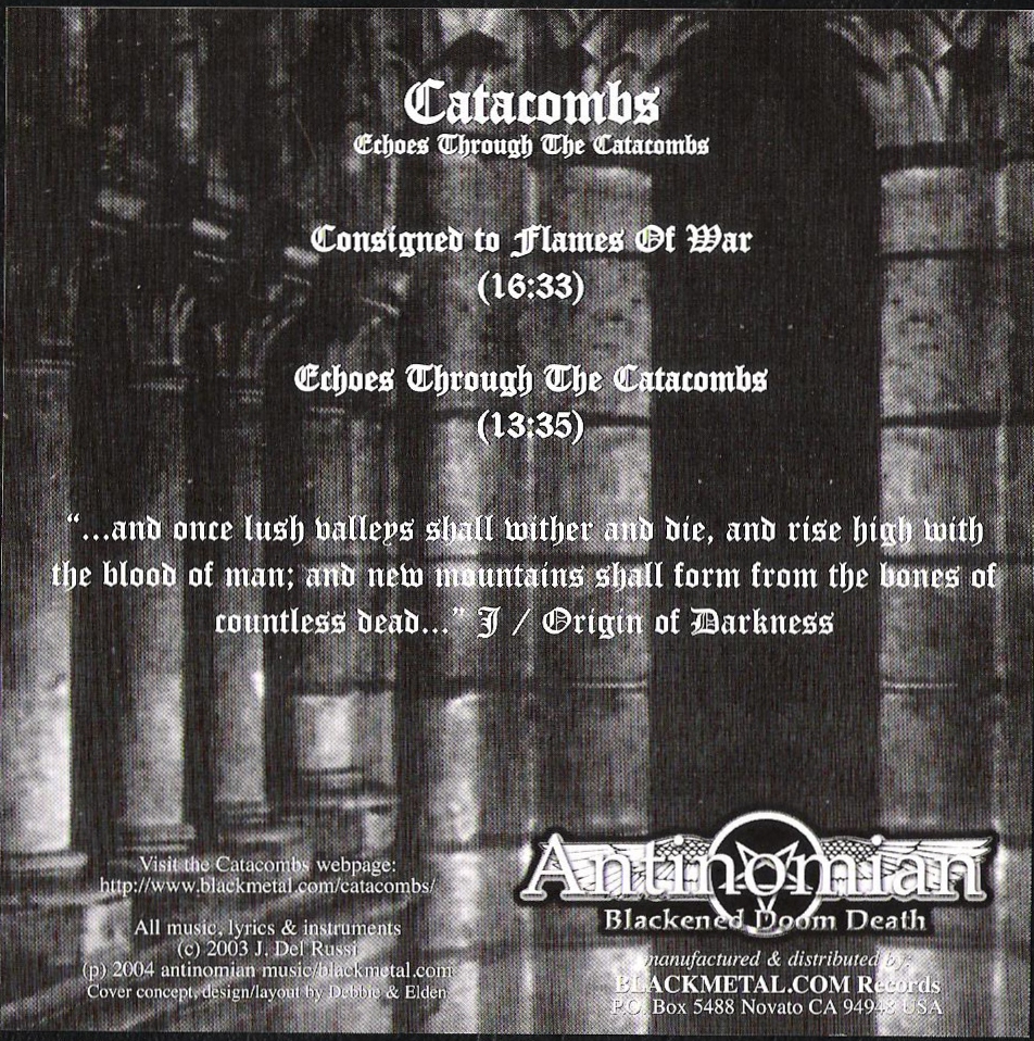 Contaminated Tones: Catacombs - Echoes Through The Catacombs