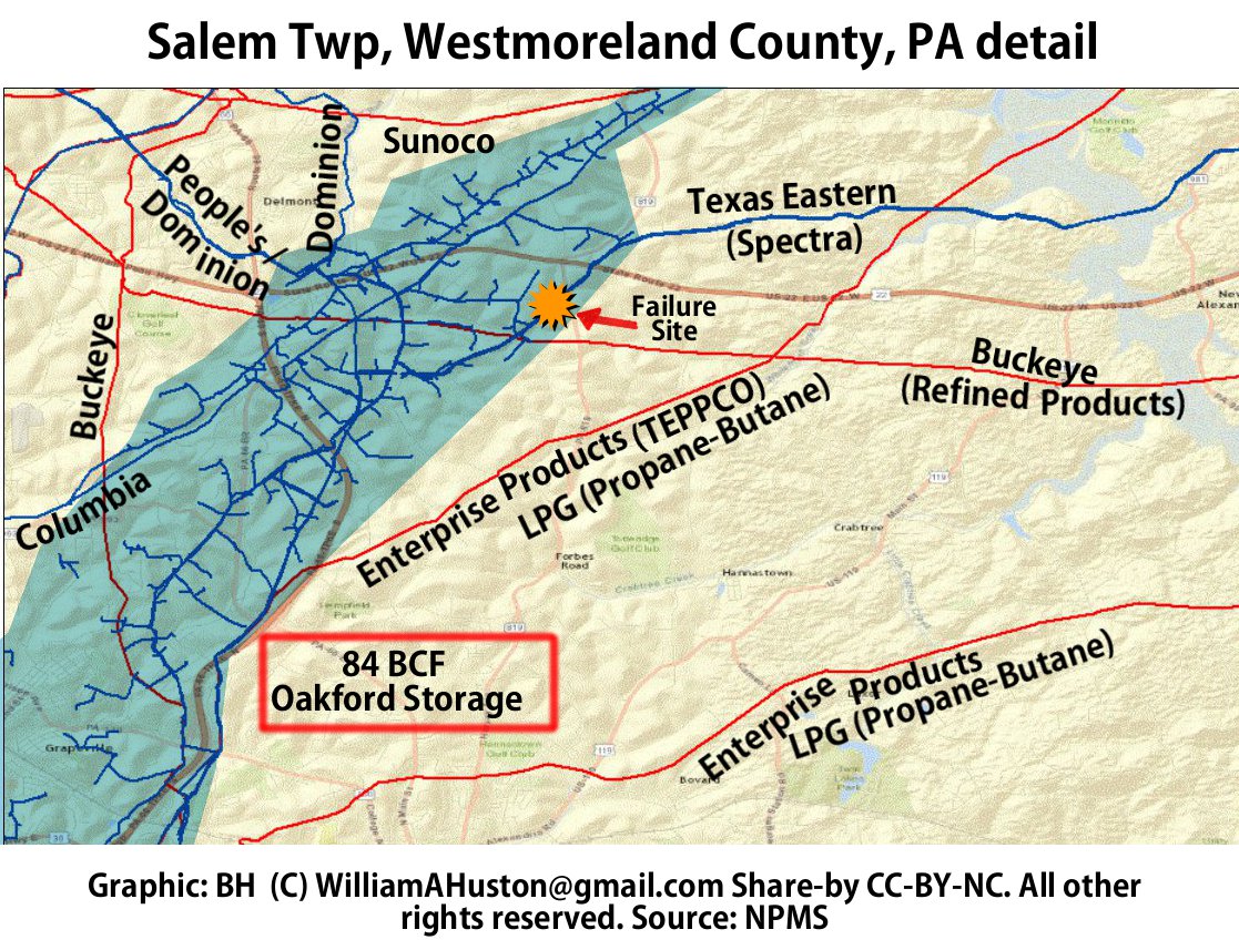 BillHustonBlog: Salem Township Explosion of TETCO (Spectra) Pipeline.