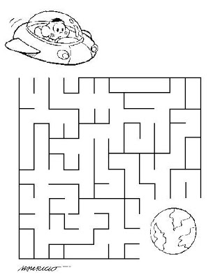 Laminas para Colorear | Coloring Pages: Laberintos para Colorear