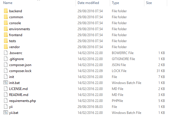 Cara Instal Yii2 Advanced Tanpa Composer Belajar Framework Yii 2