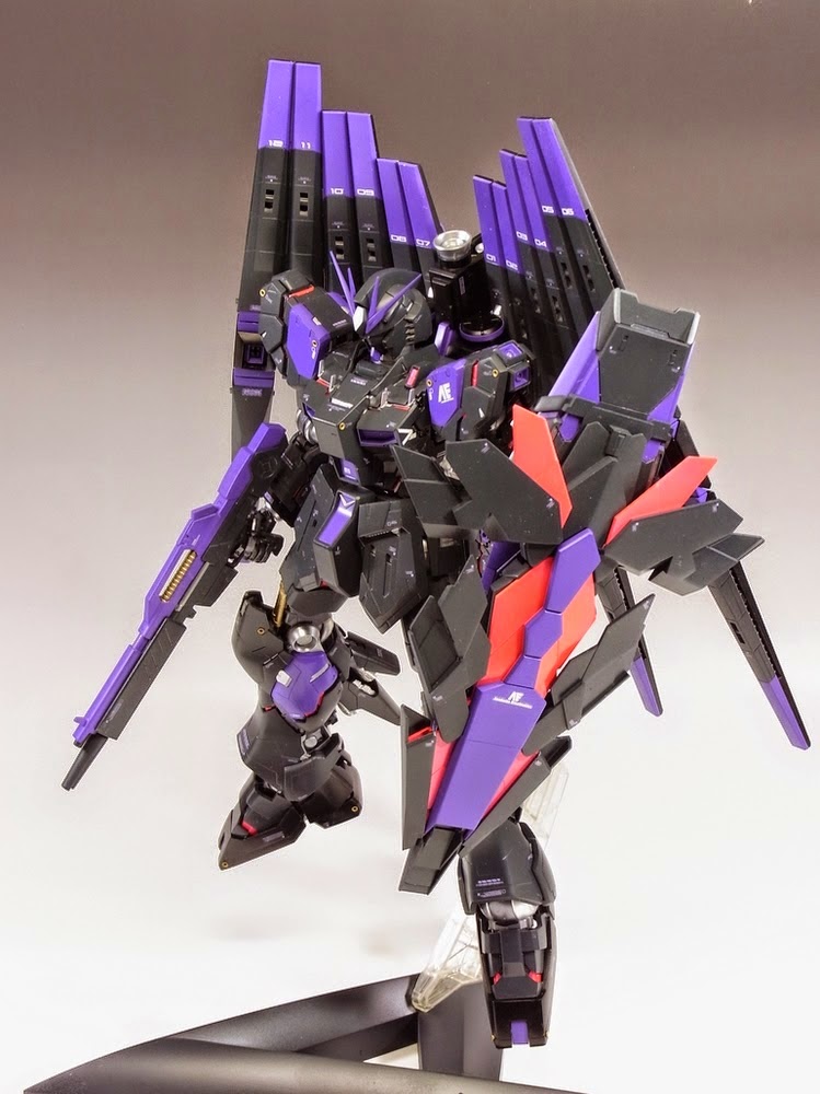 Gundam Family: MG 1/100 Nu Gunam Ver.Ka "Prototype Psycho Frame" Custom ...