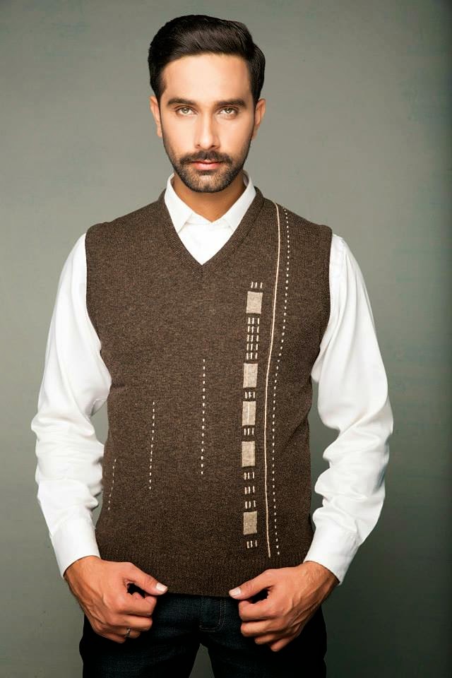 Bonanza Satrangi Mens Sweater Collection Winter 2014 - Fashion and Style
