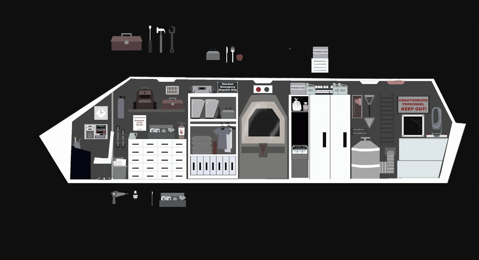 The Art of Kelly Weeren: Game Art: Cold Equations