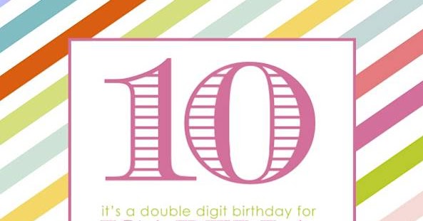 double digit birthday party