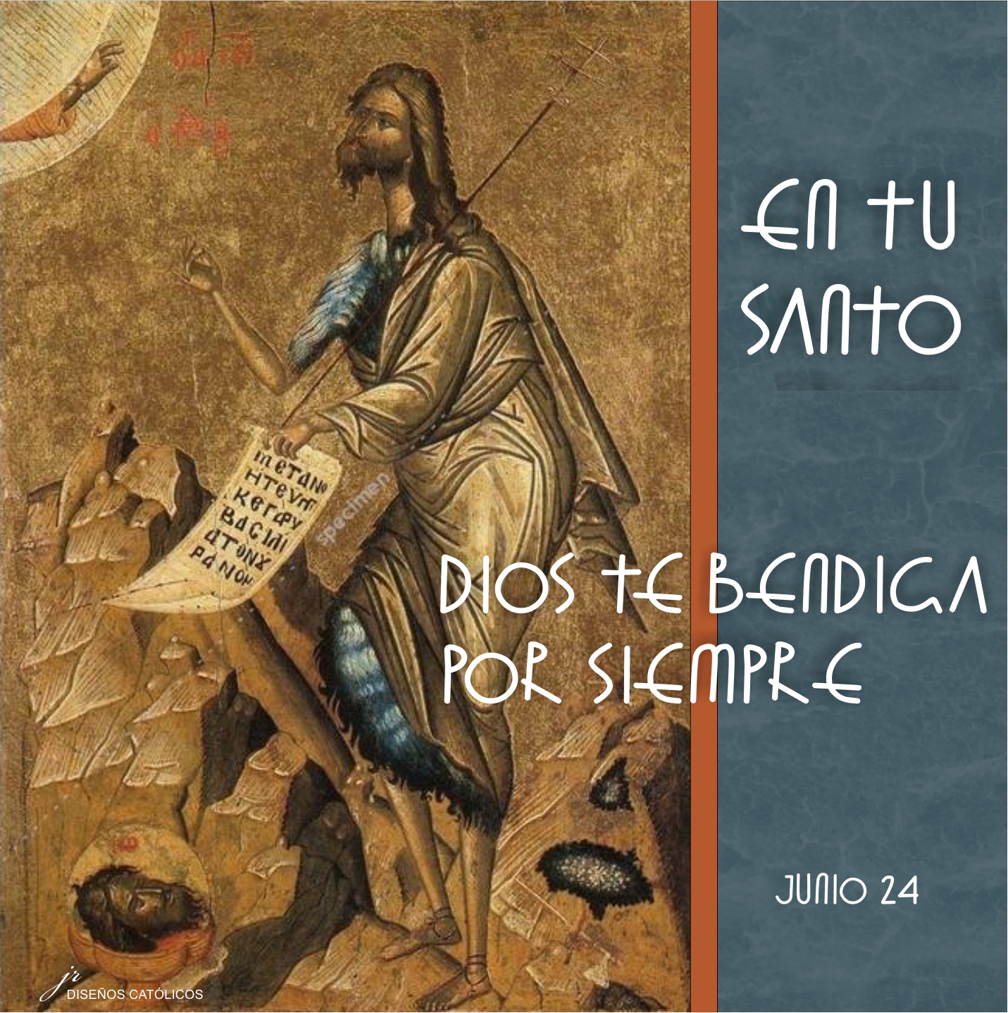TARJETAS Y ORACIONES CATOLICAS: SANTO DEL DÍA. 24 DE JUNIO SAN JUAN ...