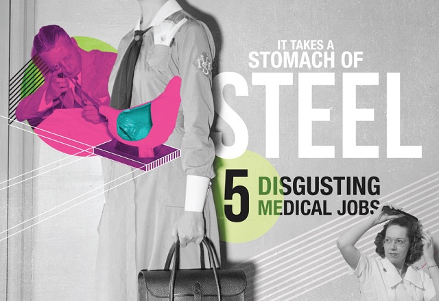 5 Disgusting Medical Jobs [Infographic] - Visualistan