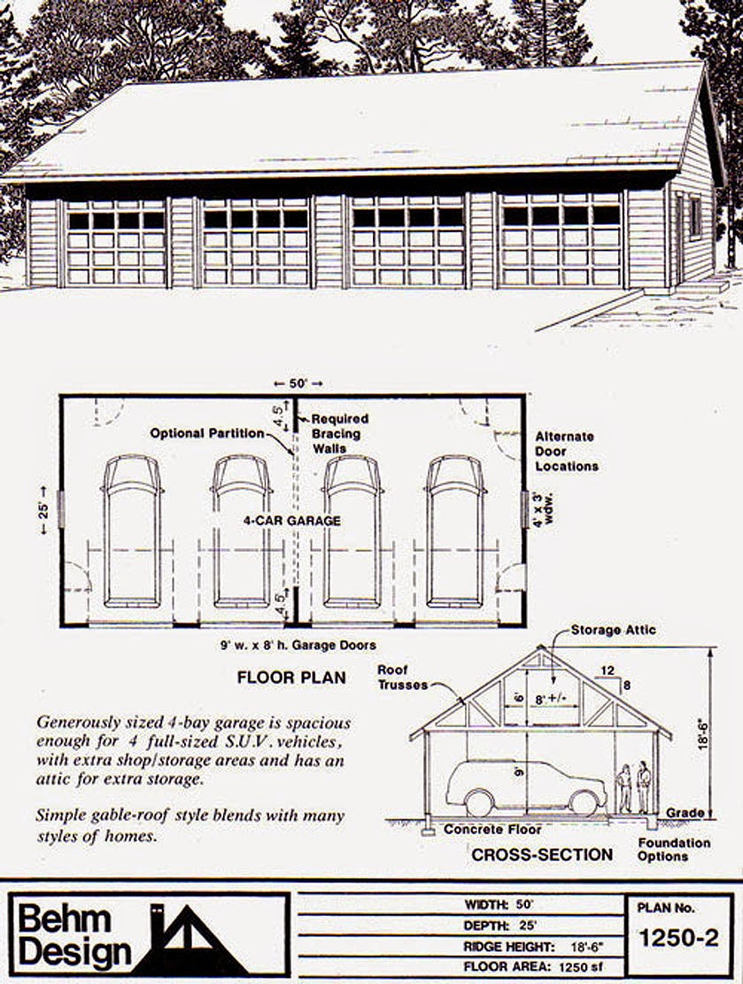 Garage Plans Blog - Behm Design - Garage Plan Examples: Garage Plan ...