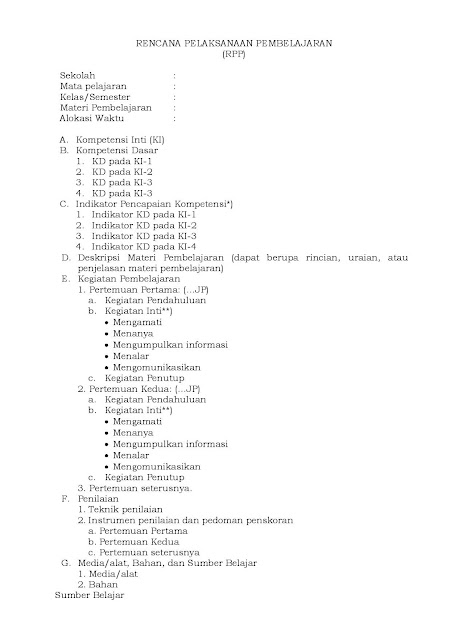 CARA MEMBUAT RPP KURIKULUM 2013 SD | TABINA KAMPUS - RPP