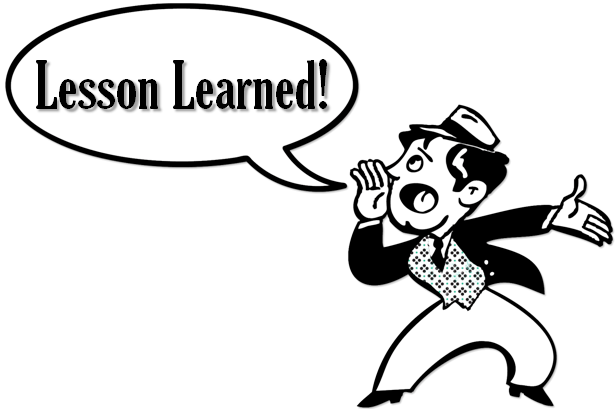 Bloggerific December Lesson Learned 