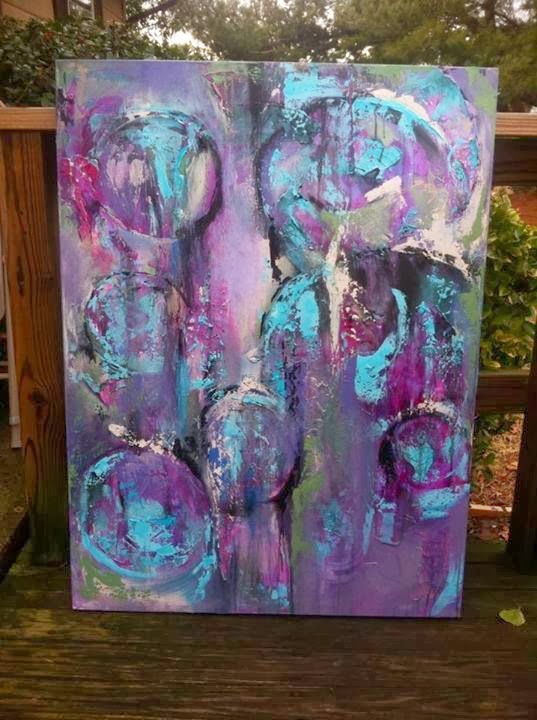 Modern Abstract Paintings by Jennifer Riehl