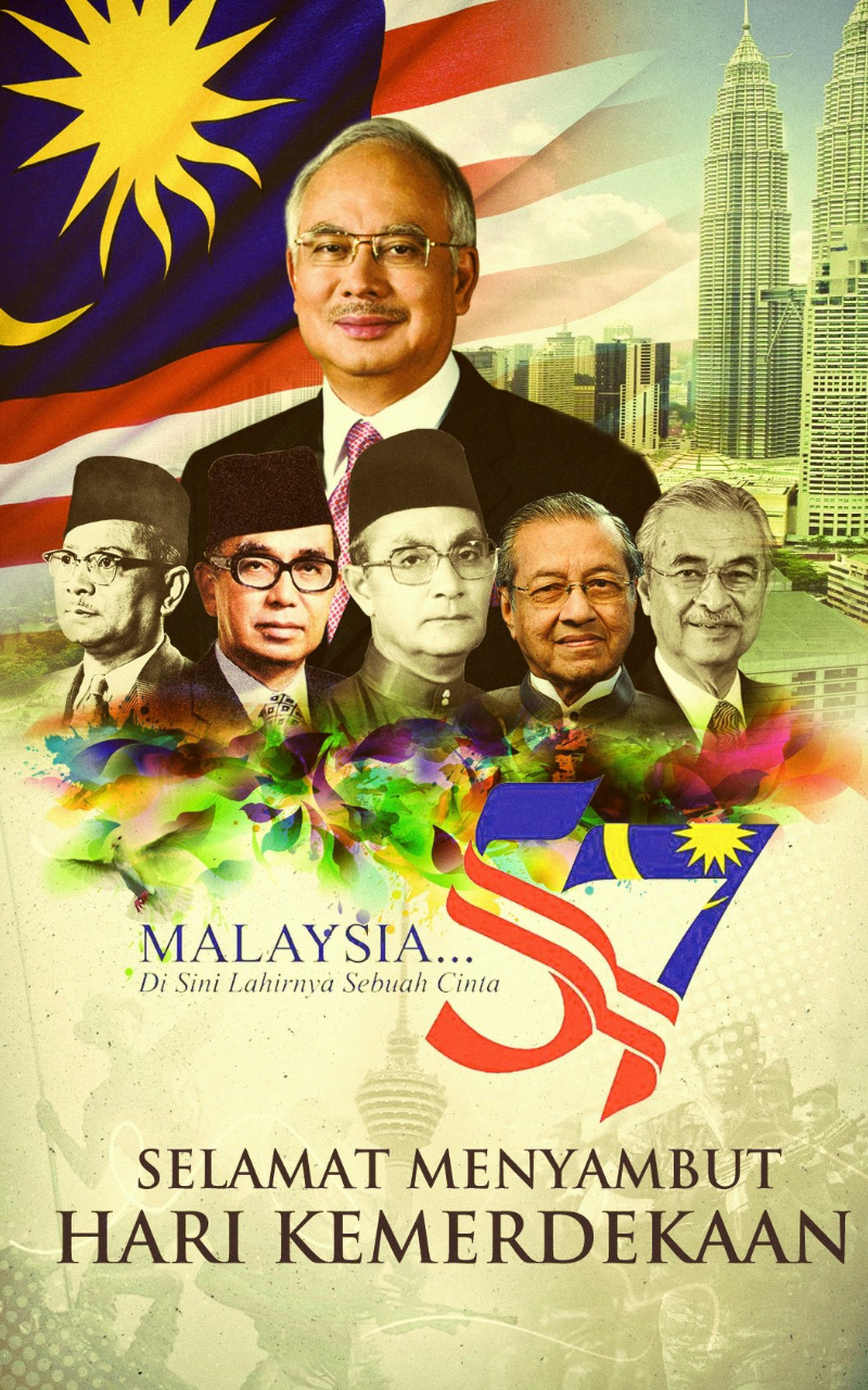 SriRasa BiDara: SELAMAT HARI KEMERDEKAAN KE 57 MALAYSIA