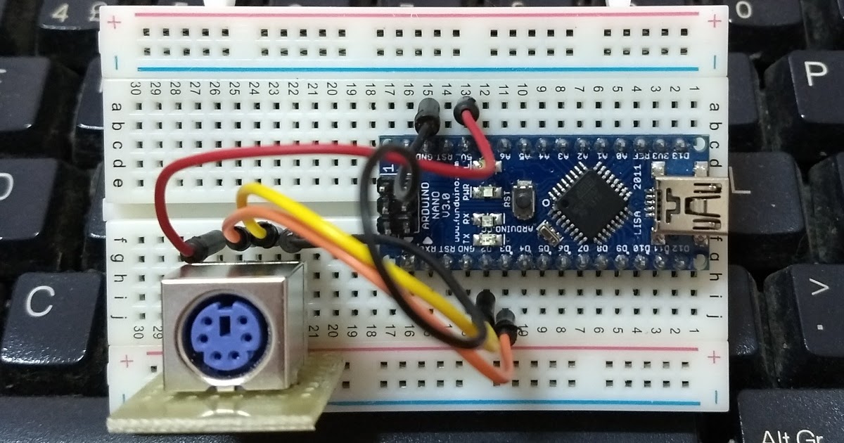 DQSoft: Usando um Teclado PS/2 com um Arduino