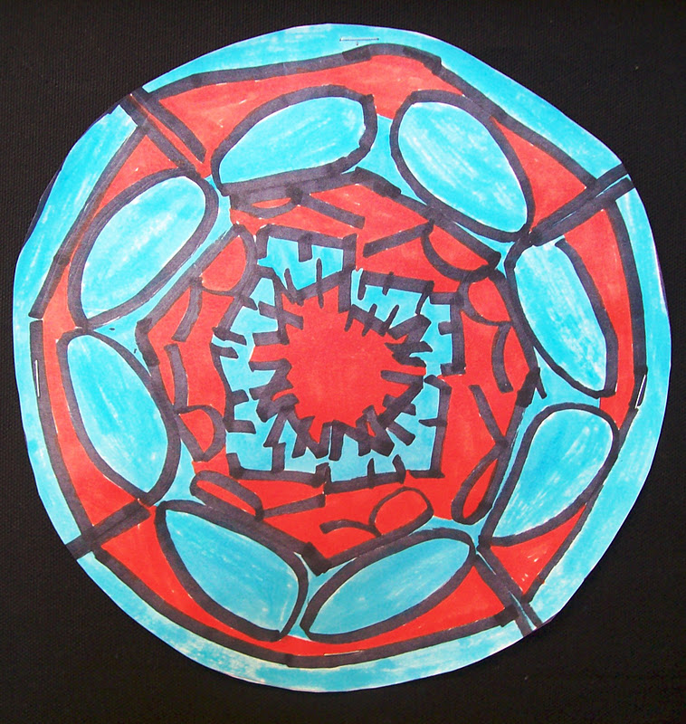 Art At Midway Middle School Radial Name Designs