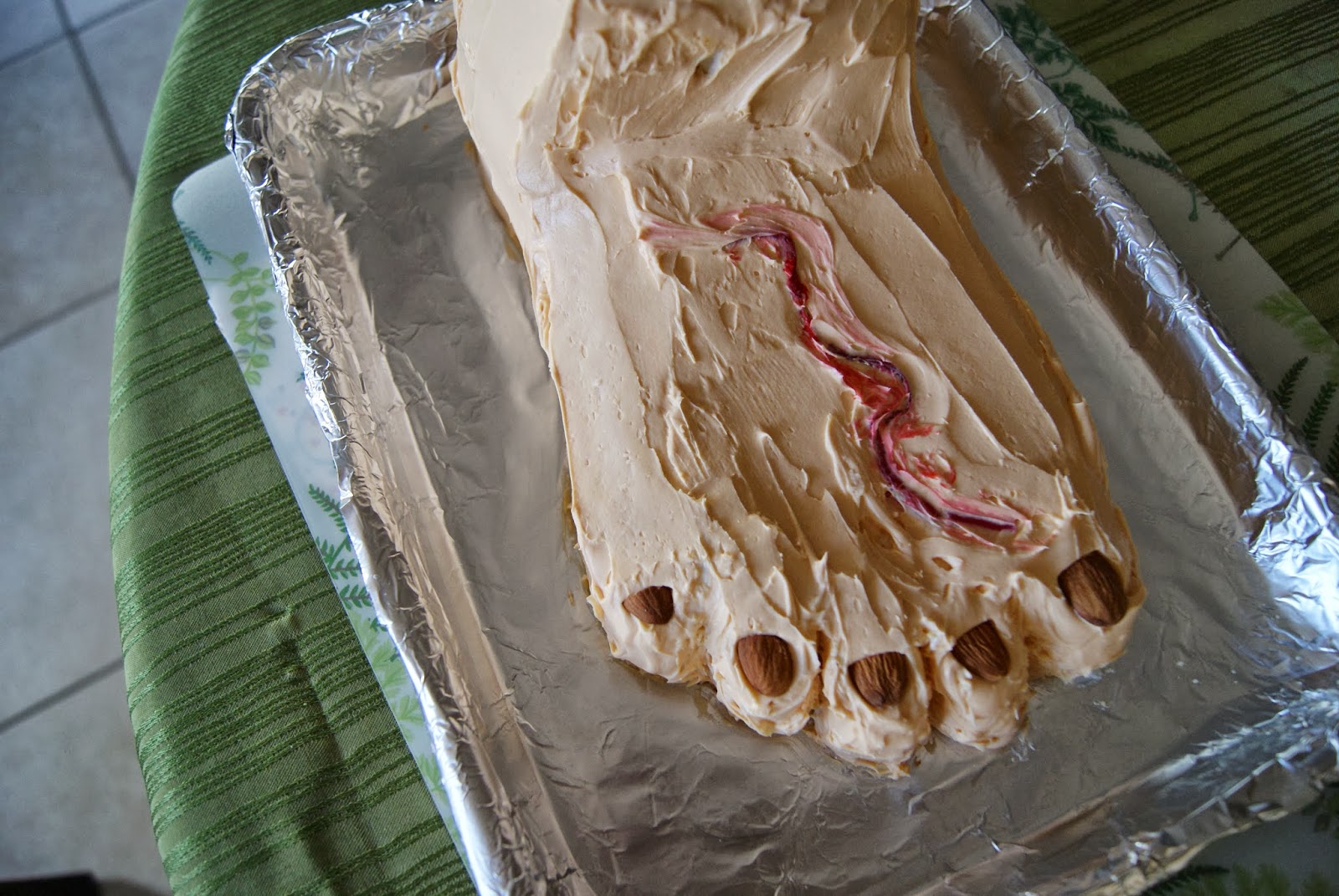 Got Cake?: parasite (in foot) cake.