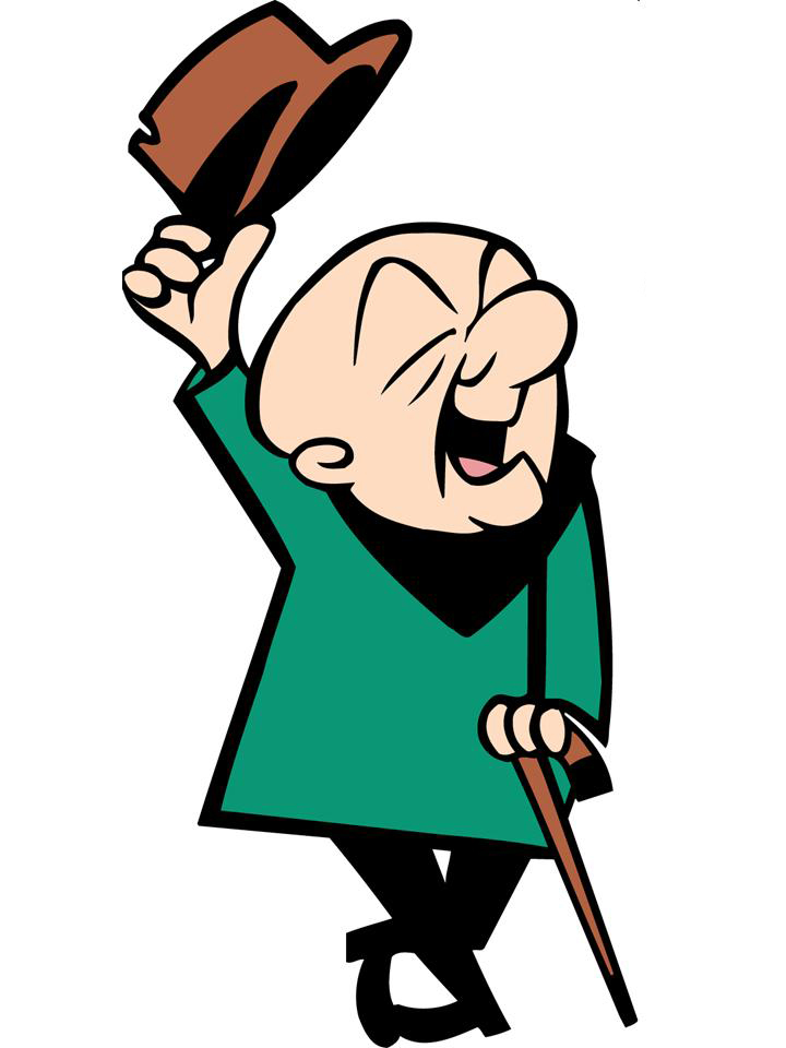 Mr. Magoo's Christmas Carol: Mr. Magoo's stock pose
