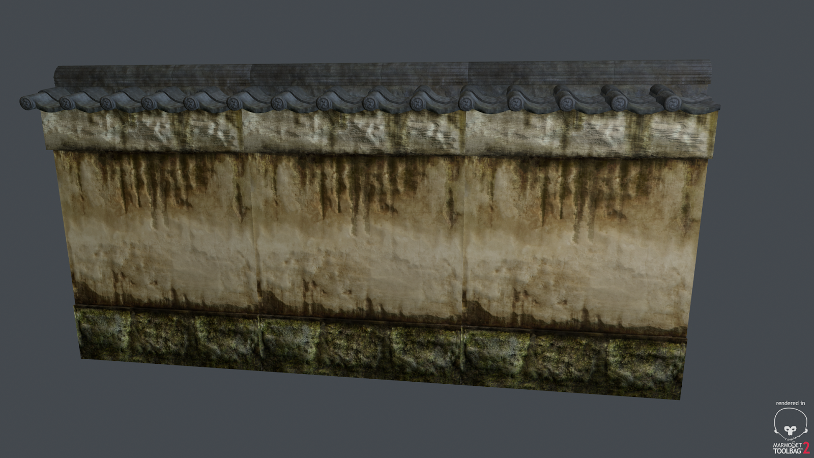 3D Japanese Environment Project: Wall Texture