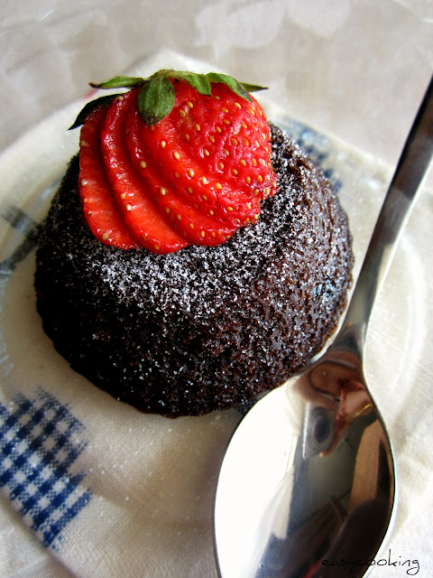 Easycooking: Eggless Molten Chocolate Lava Cake