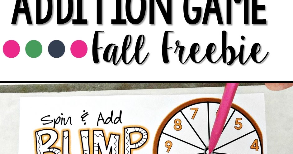 Classroom Freebies Too: Spin and Add Fall Freebie