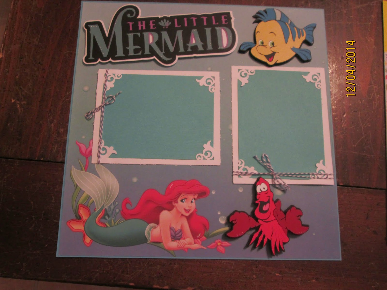 Scrappinlils Creative Side: The little Mermaid!