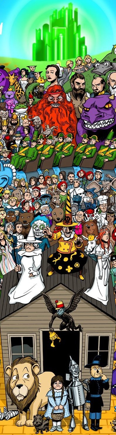 Oz and Ends: Steve Murray Illustrates Everyone in Oz