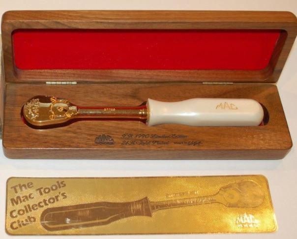 Just A Car Guy: Seems Mac Tools had a gold plated set of tools bonanza ...