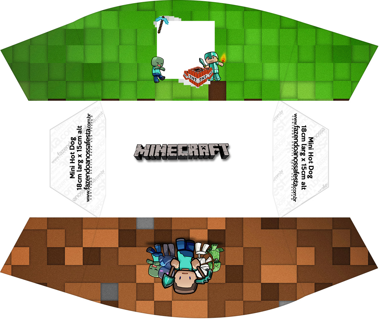 Minecraft: Cajas para Imprimir Gratis. - Oh My Fiesta! Friki