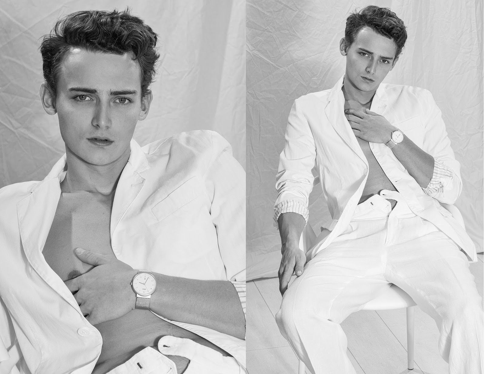 MODEL PORTRAIT- ETHAN, KIROH, QUINTON AND TYLER (ELMER OLSEN MODELS) BY ...