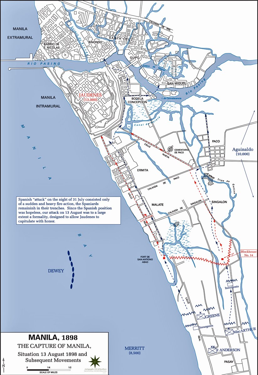 Graphic Firing Table: Battles that Changed History; First Manila 1898