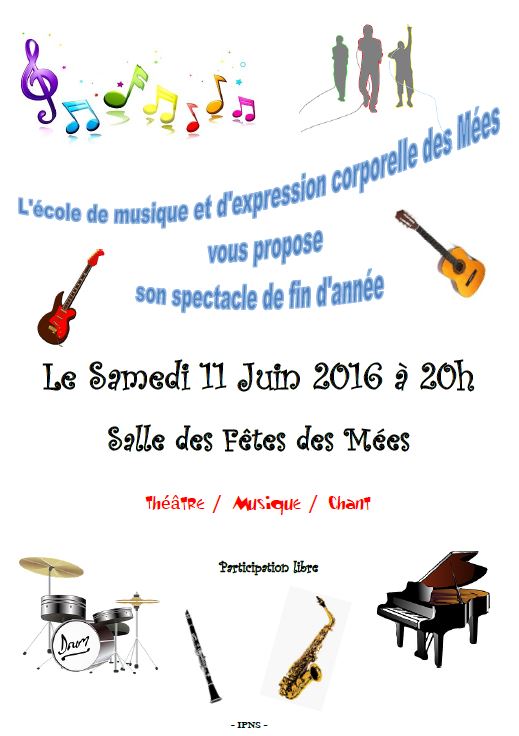 L ' Ecole de Musique des Mées (04) ...: Spectacle de fin d'année