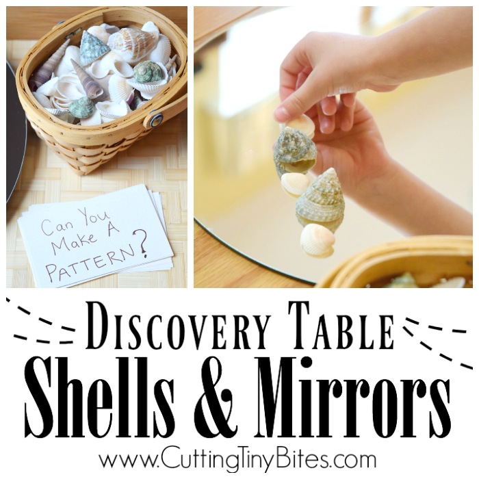 Shells And Mirrors On The Discovery Table | What Can We Do With Paper ...