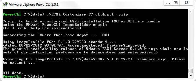 VMware Front Experience: [Updated] How to update your (free / whitebox) ESXi server to ESXi 5.1