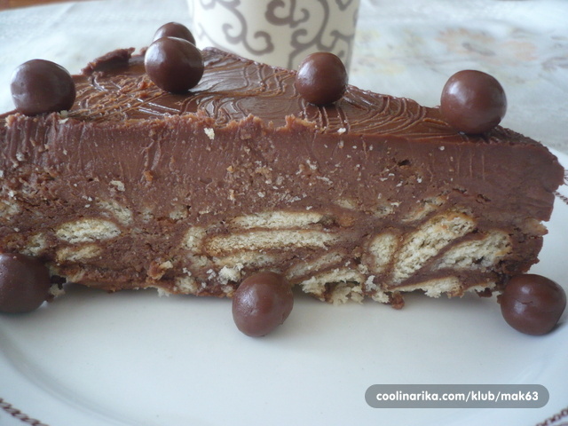 ganache keks torta! fina i jednostavna torta,kremasta i čokoladna,s ...