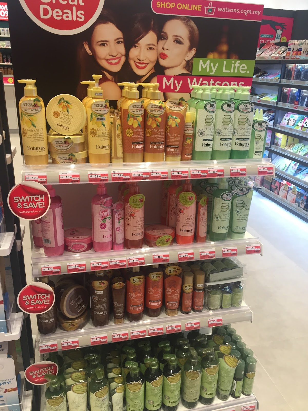 Choypengism: My Watsons 1 Minute Free Shopping at Watsons