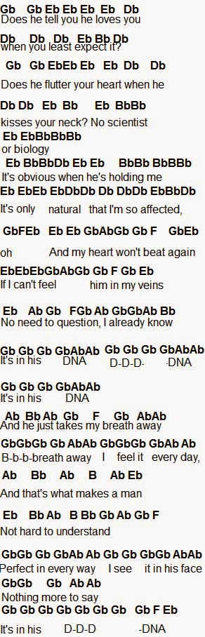 Flute Sheet Music: DNA