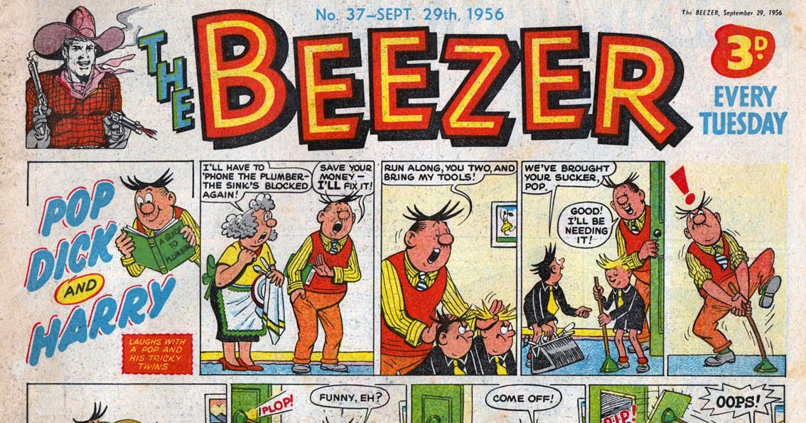 Blimey! The Blog of British Comics! : An early BEEZER (1956)