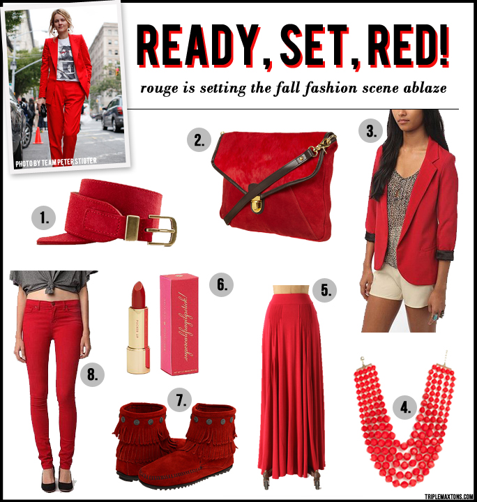 FALL 2011 TREND: RED - Triple Max Tons