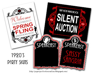 Paper Perfection: Roaring Twenties (1920s) Party Invitations and Party ...