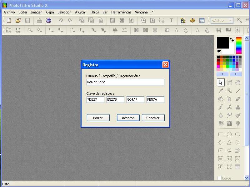 Photofiltre studio x.v10.0 incl keymaker core : comhiza