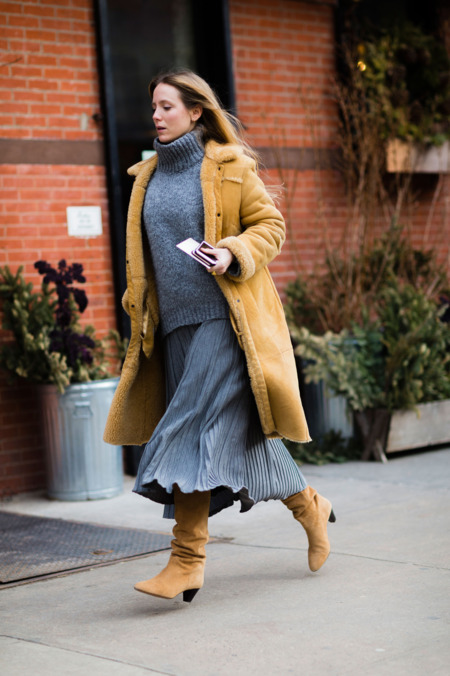 street style_turtleneck sweater - DIMANCHE