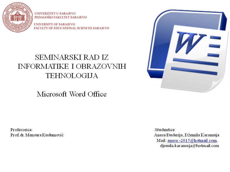 Prezentacija iz informatike