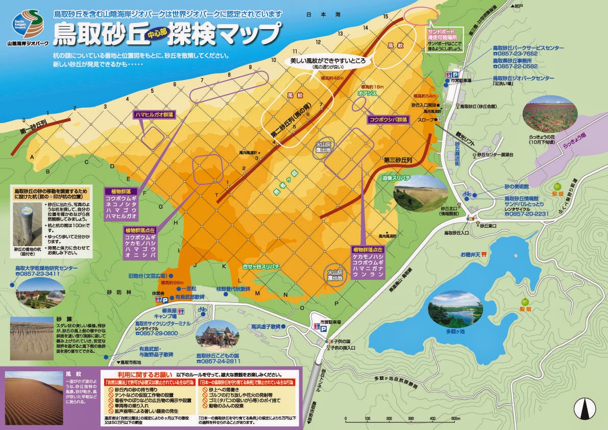 Wydmy japońskie w Tottori - Tottori Sakyū 鳥取砂丘 - Z uśmiechem przez Japonię