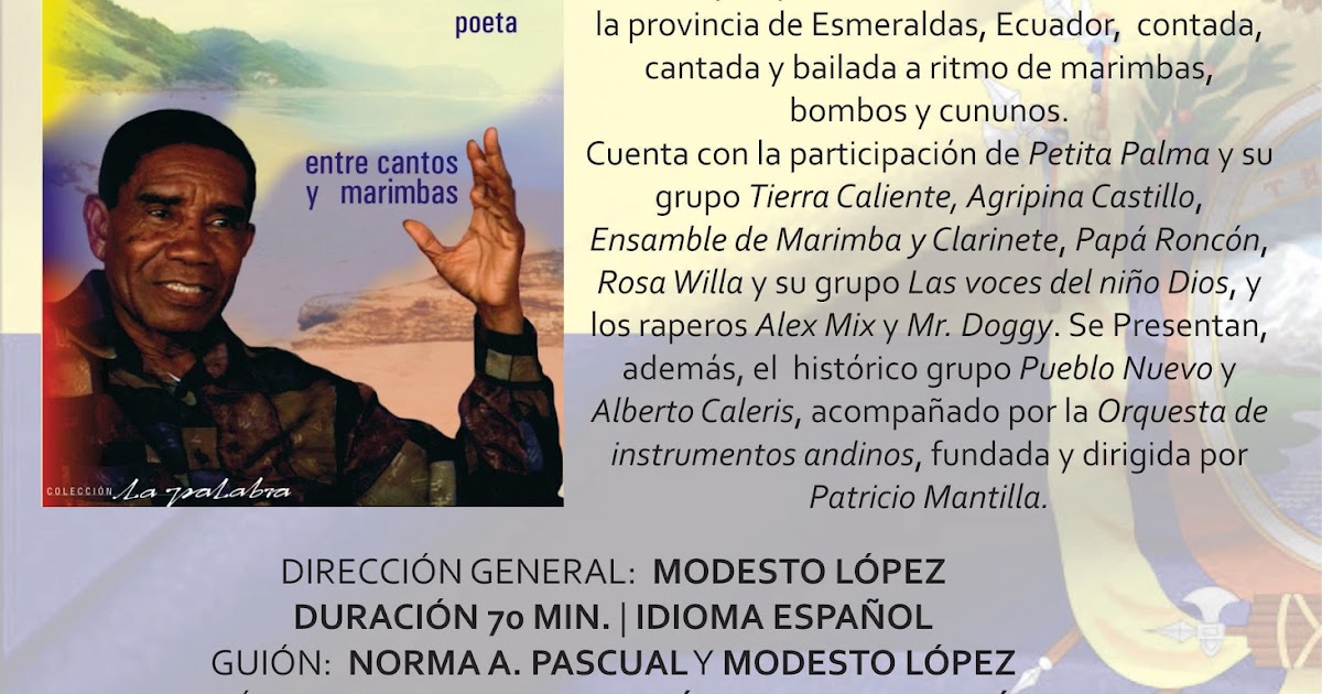 MADRE TIERRA: ANTONIO PRECIADO entre cantos y marimbas