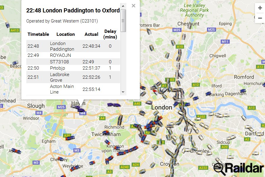Realtime Trains Advanced
