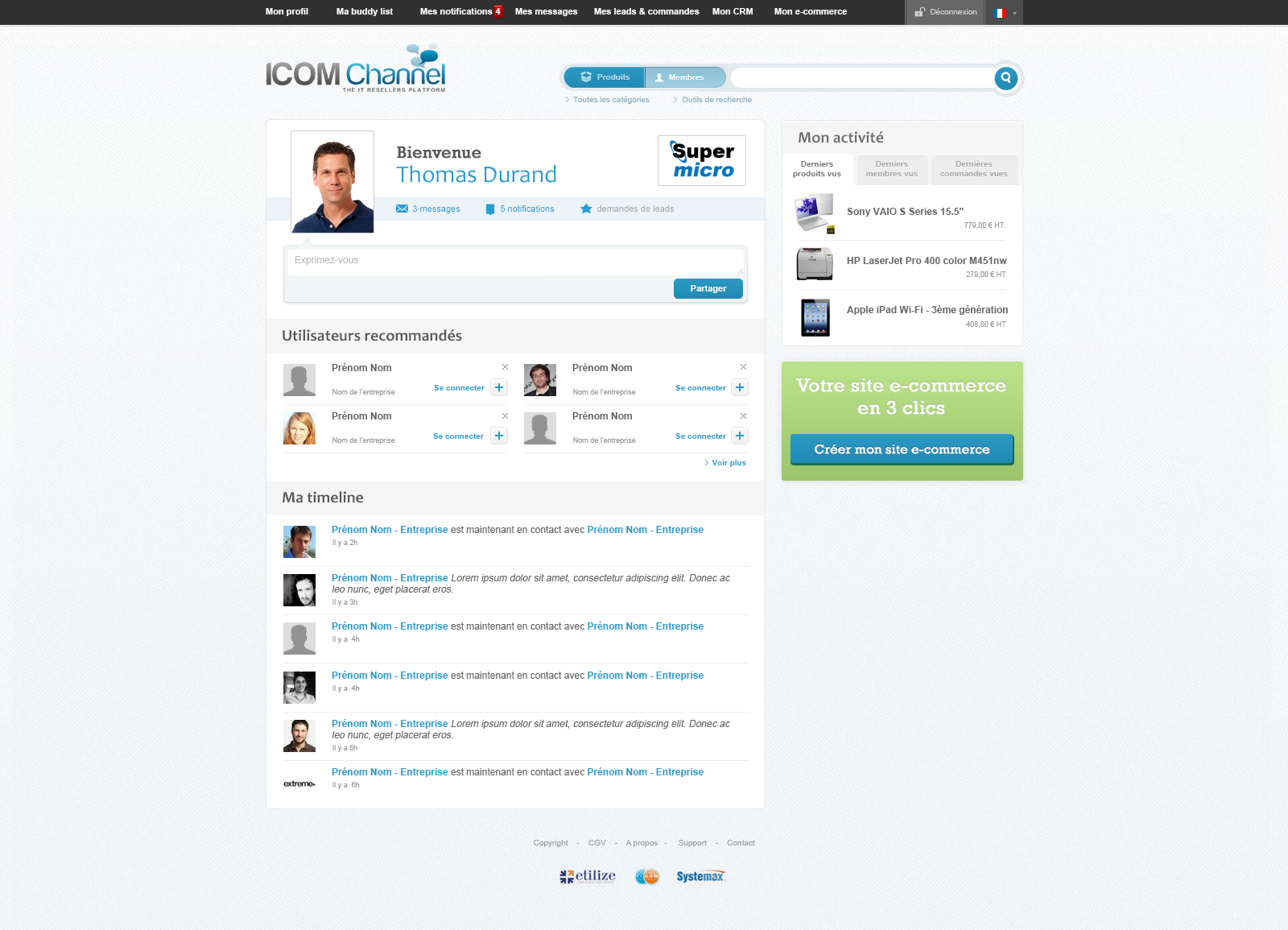 Le monde de la distribution B2B vu par I-COM Software: Communiqué de ...