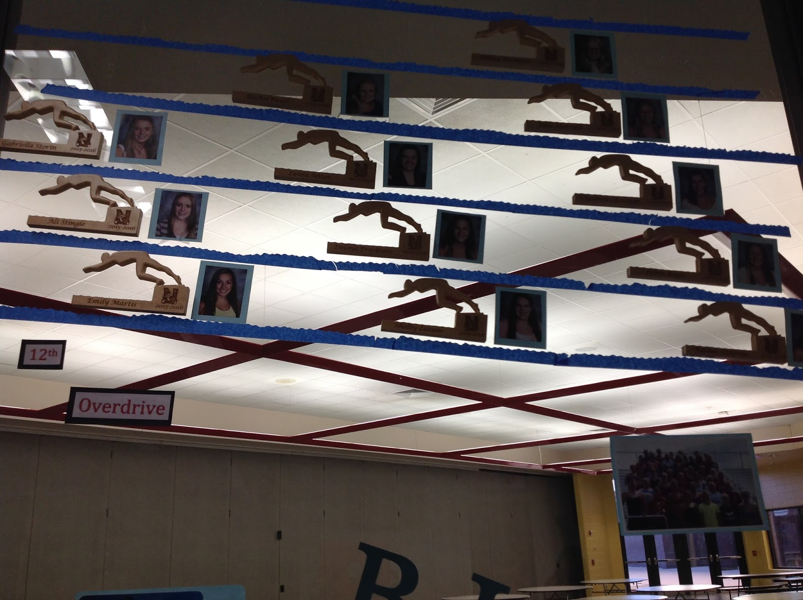 NHS Rocket Swimming and Diving Team: HOMECOMING Window