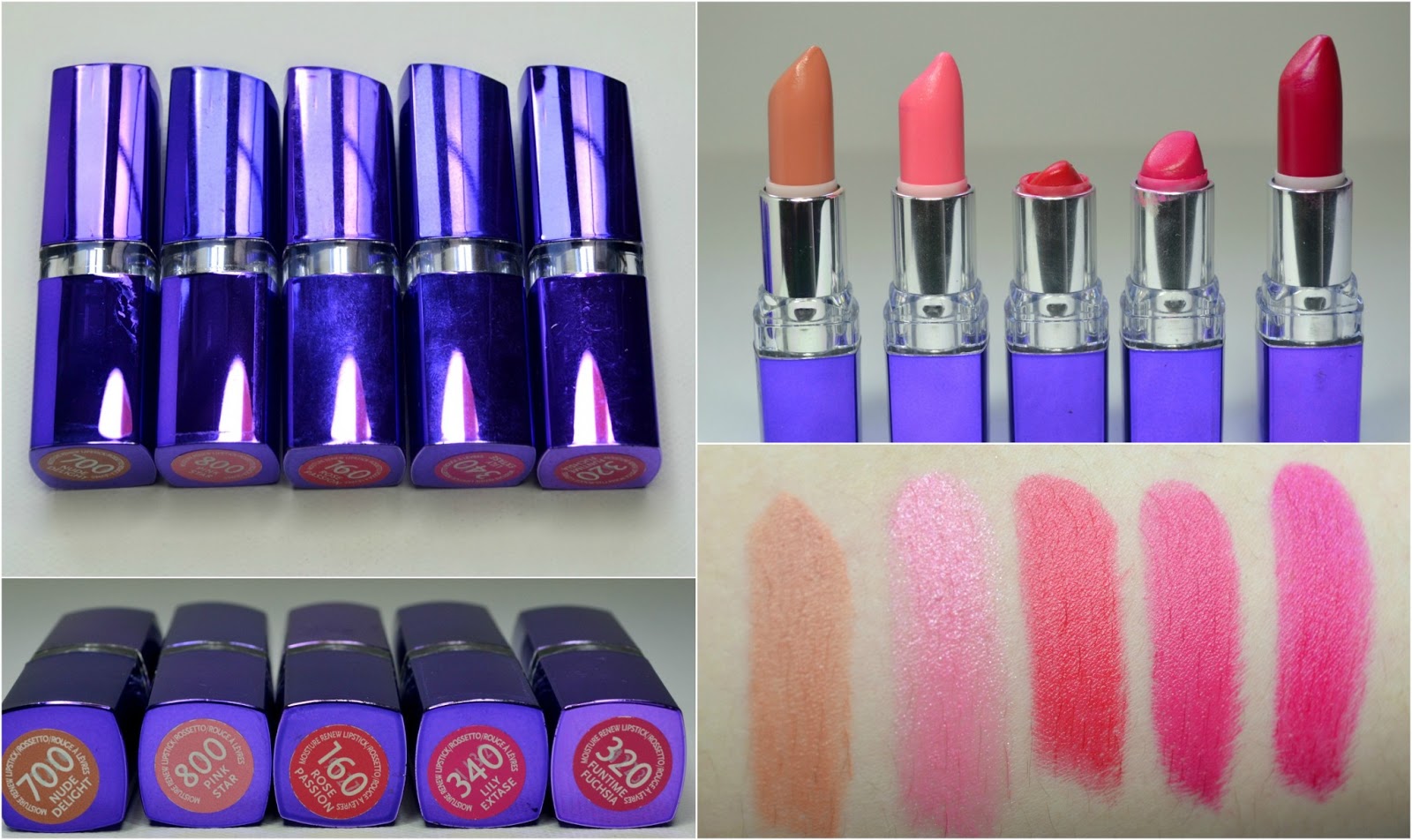 CarolinaCupcake Makeup: My Rimmel London Lipstick Collection! (Review ...